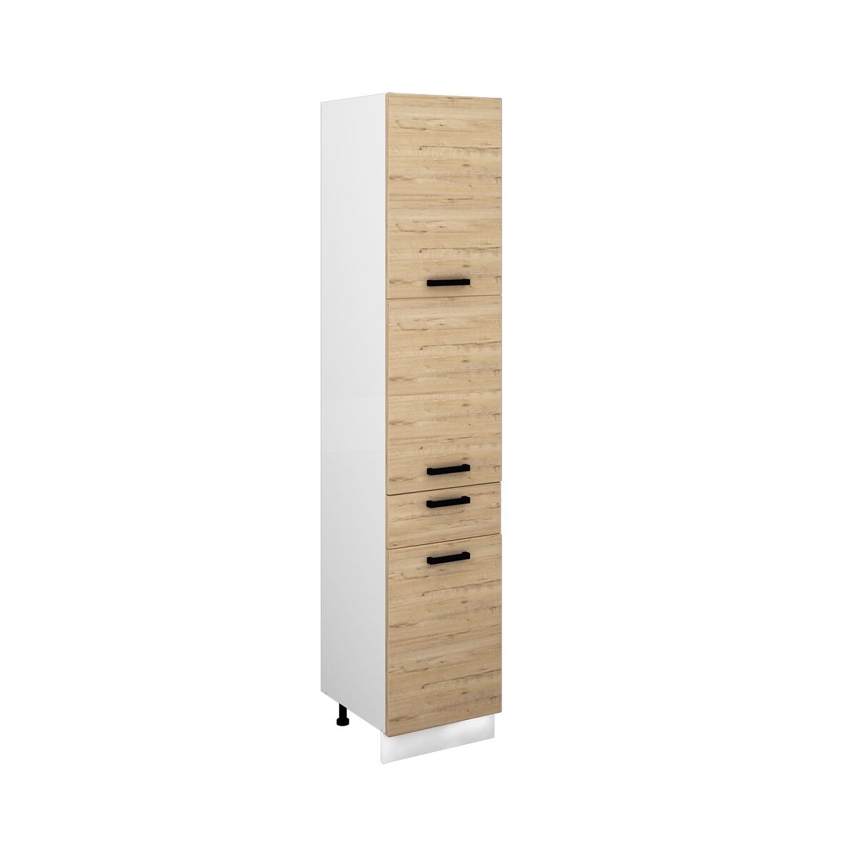 Пенал для кухни с ящиком распашные дверцы П400-1Я Дуб горный пенал кухня ЭРА (40х55х205,9 см)