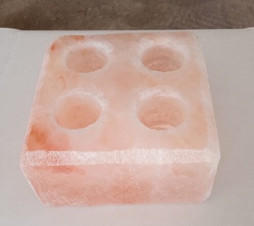 Испаритель из гималайской соли 4 отверстия для печи бани и сауны