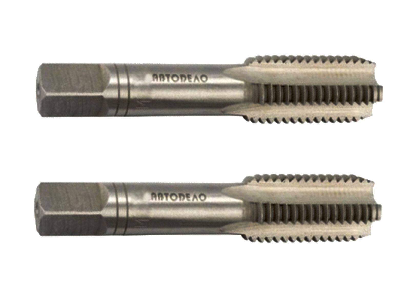 Набор метчиков АвтоDело M10x1.5, ручной, для метрической резьбы, сталь Р6М5, 2 шт