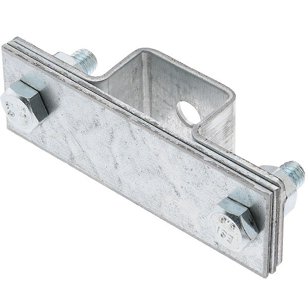 Держатель 73505 для плоского проводника шириной до 60мм, оцинкованная сталь EZETEK (2 шт. в комплекте)