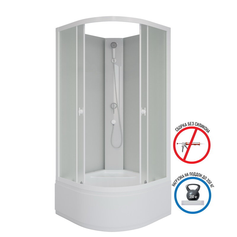 Душевая кабина Niagara P90/40/MT/BK