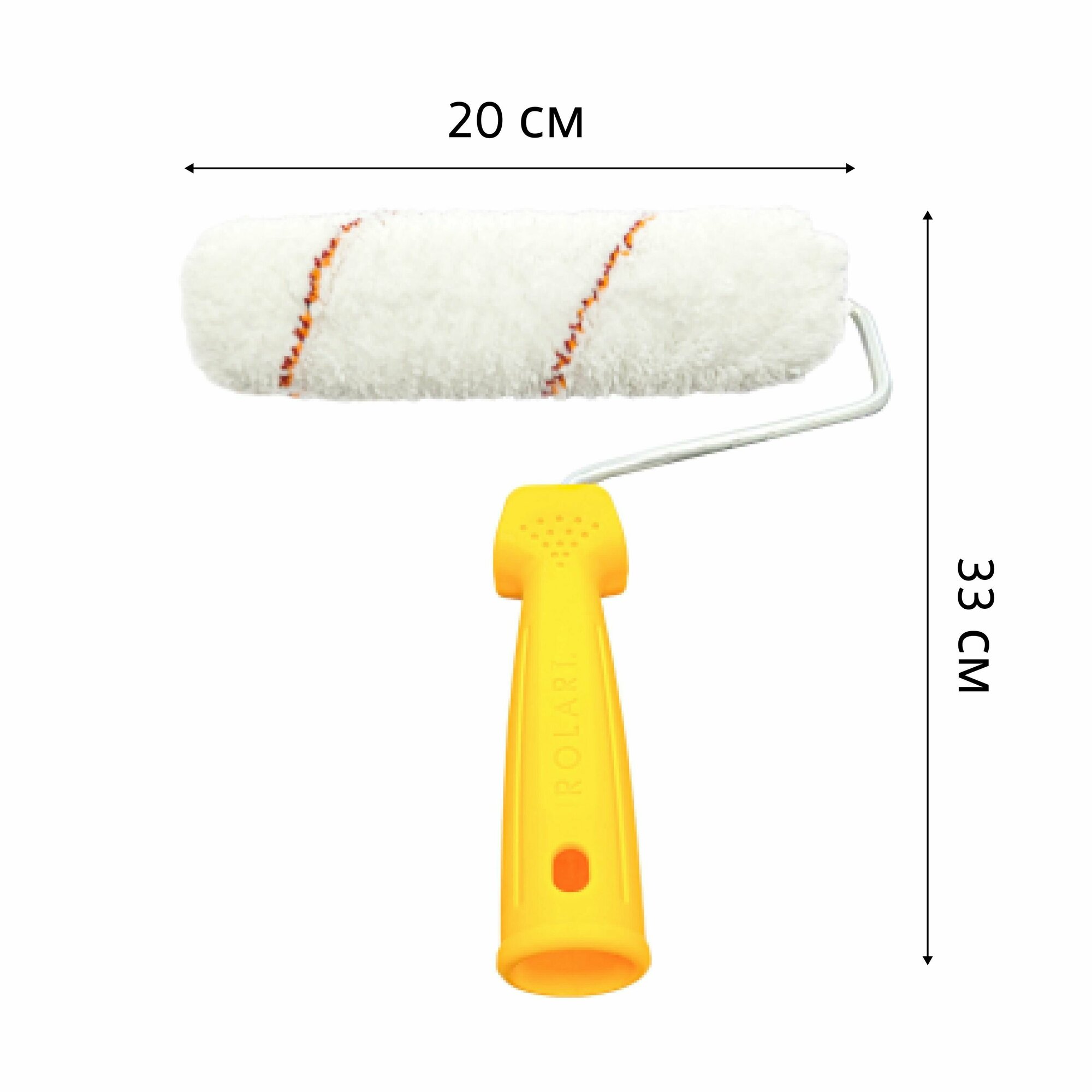 Валик для краски стен малярный 200 мм