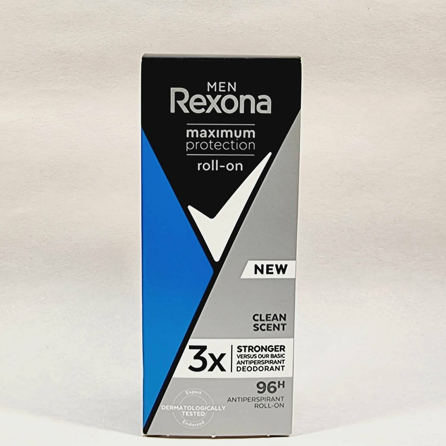 REXONA MEN Антиперспирант-ролл мужской Clean scent, Максимальная защита 96 ч с пролонгированным действием, 50 мл