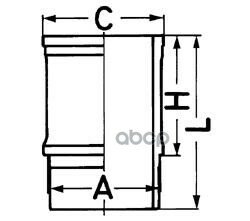 Гильза цилиндра KOLBENSCHMIDT арт. 89541110