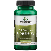Swanson Full Spectrum Goji Berry (ягода годжи) 500 мг 60 капсул (Swanson)