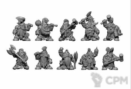 Warhammer Dwarf Doomseekers/Гномы Искатели Судьбы