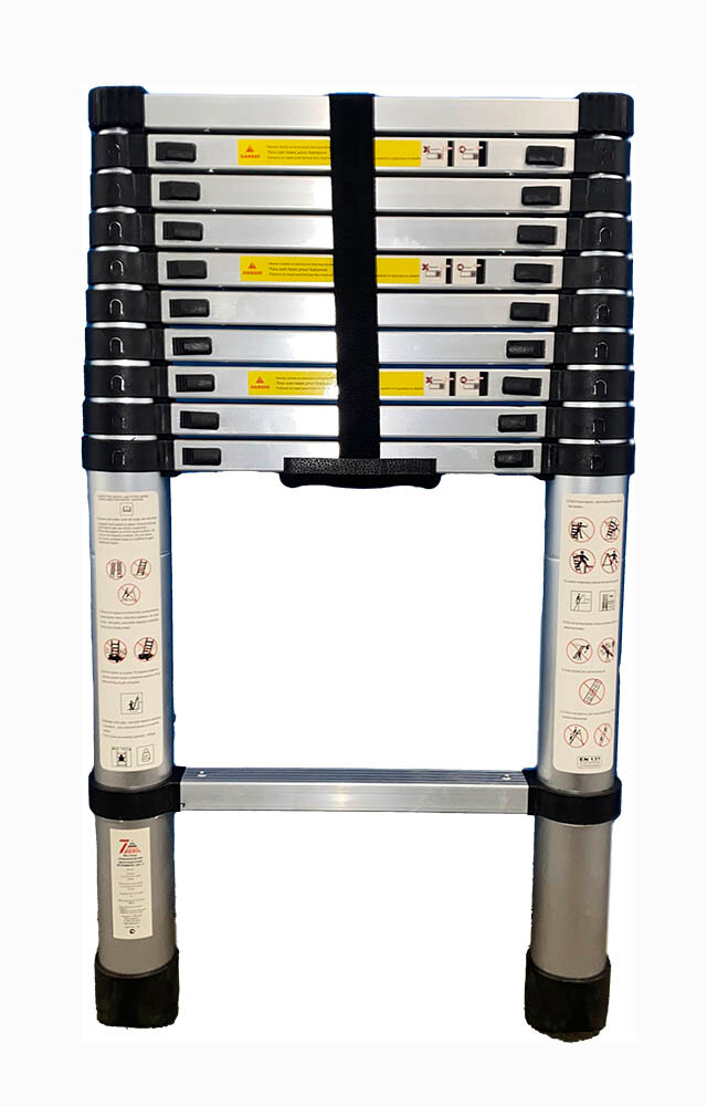 Лестница Телескопическая Sevenberg Qh-11 3,2 М. Длина В Разложенном Виде, 1Х11 Ступеней.