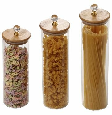 Набор банок для хранения стекл. (Z-11075) 3пр. (0,8л, 1,0л, 1,2л) Zeidan