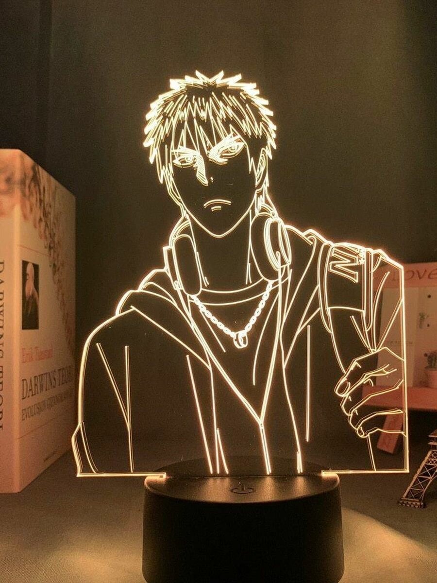 Ночник Аниме Баскетбол Куроко - Anime Kuroko no Basuke . Подарок фанату аниме и манги — декор в комнату с любимыми персонажами, в стиле отаку и японской анимации.