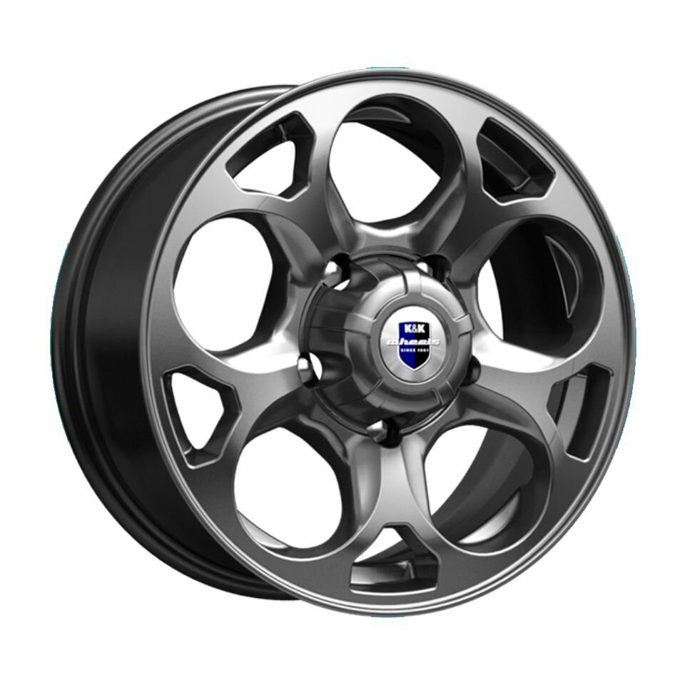 Диск литой КиК Линкс (КС1057) 7,0\R16 5*139,7 ET35 d108,5 Дарк платинум [80533] Fb max 825 kg