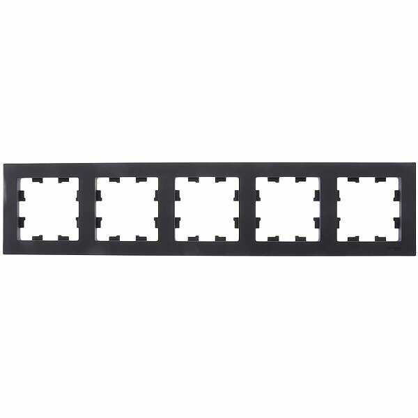 Рамка-5 Atlas Design ATN001405 универсальная базальт Schneider Electric (3 шт. в наборе)