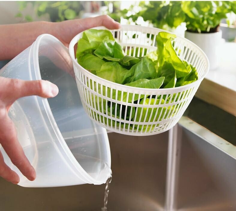 Сушилка для салата и зелени IKEA UPPFYLLD, овощной дегидратор