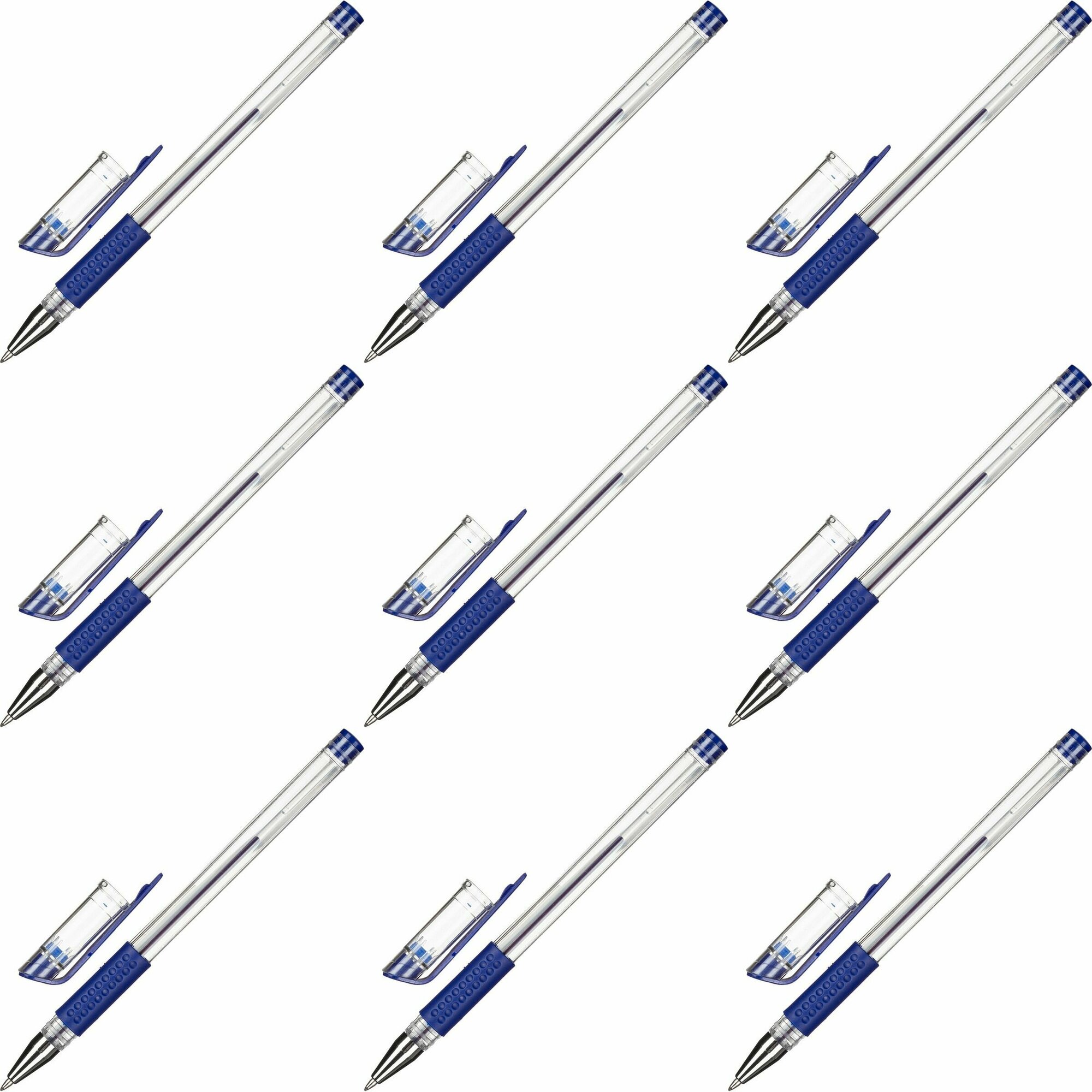 Attache Economy Ручка гелевая неавтоматическая синий, 0,5 мм, 9 шт