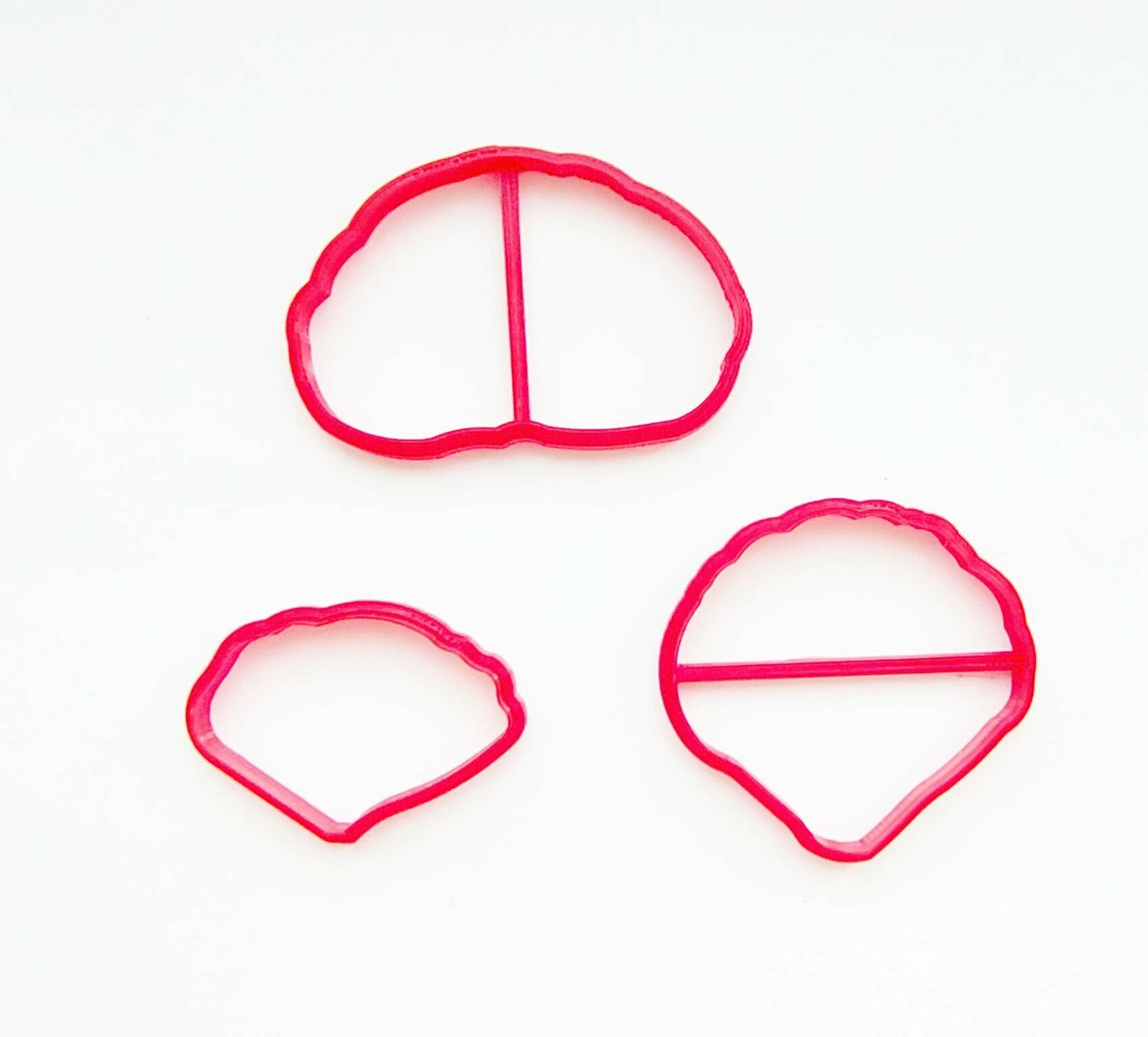 Пластиковые каттеры "Лепестки мака"