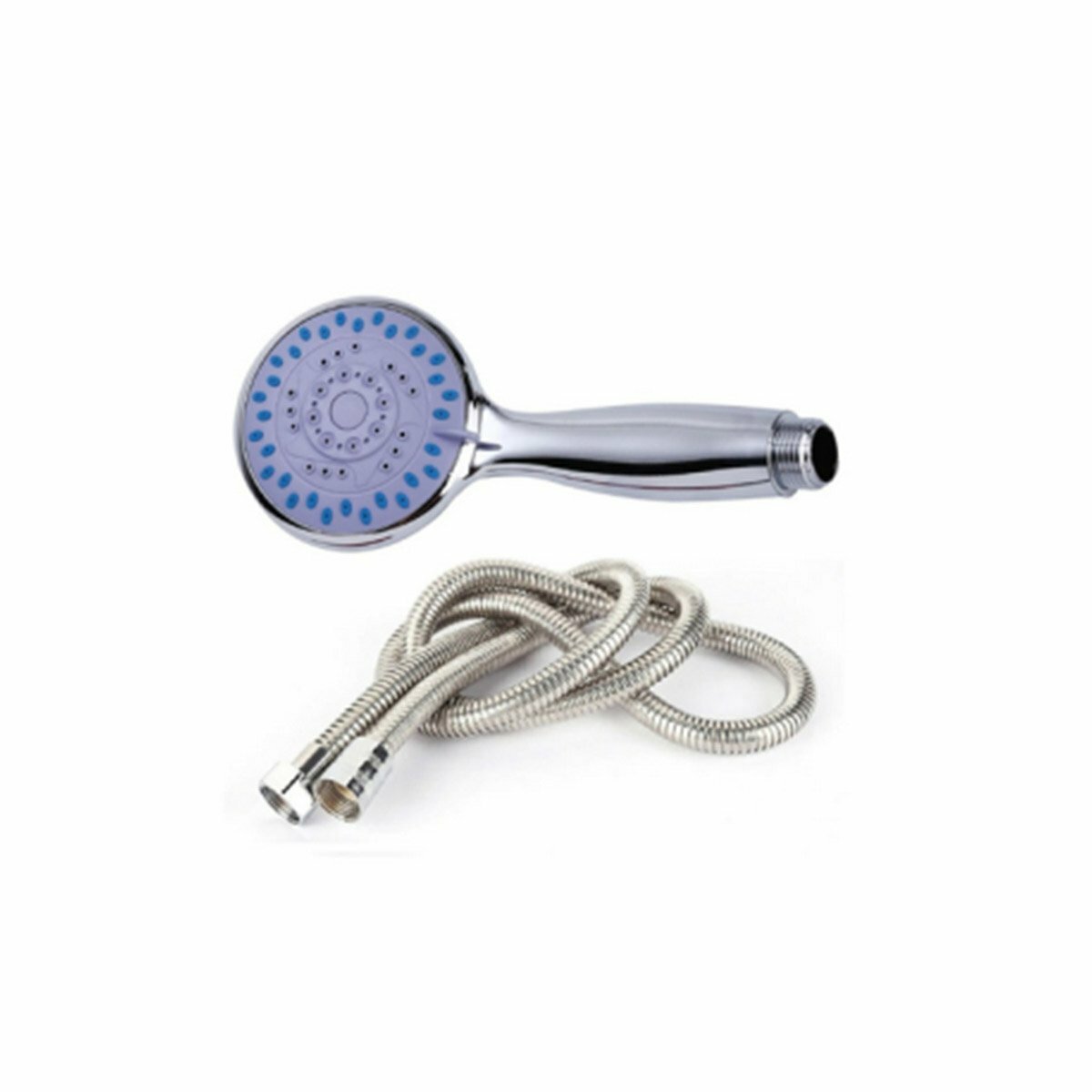 Набор для душа лейка диаметр 80 мм 5 режимов работы, шланг из нержавеющей стали длина 150 см)