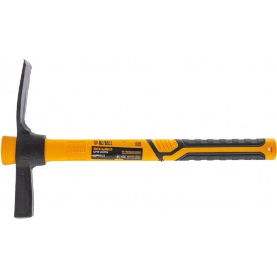 Кирка-молоток Denzel 650 г, фибергласовая обрезиненная рукоятка 385 мм, 21832