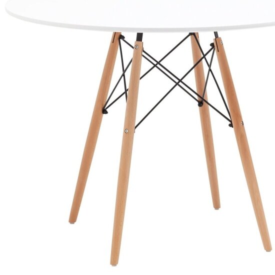 Стол обеденный Stool Group круглый EAMES DSW NEW D=100, белый