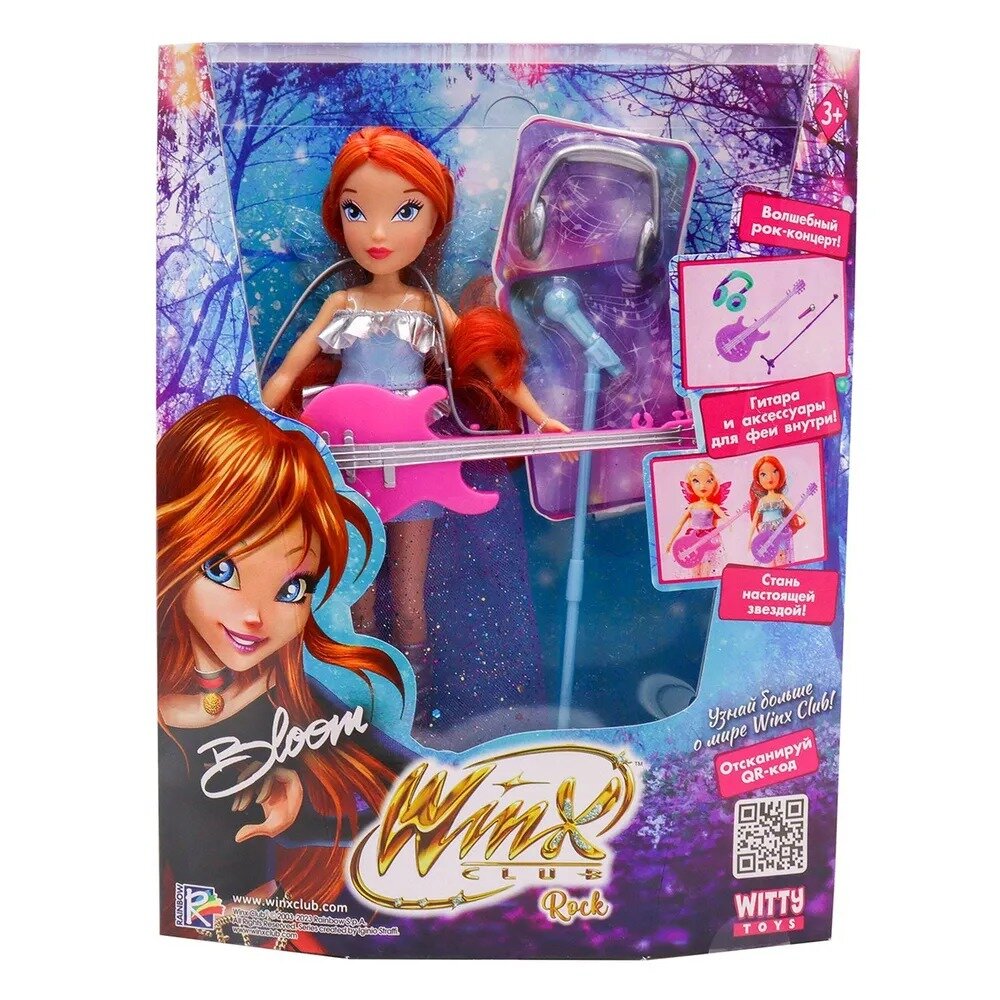 Кукла Winx Club Rock Блум 24 см IW01332201