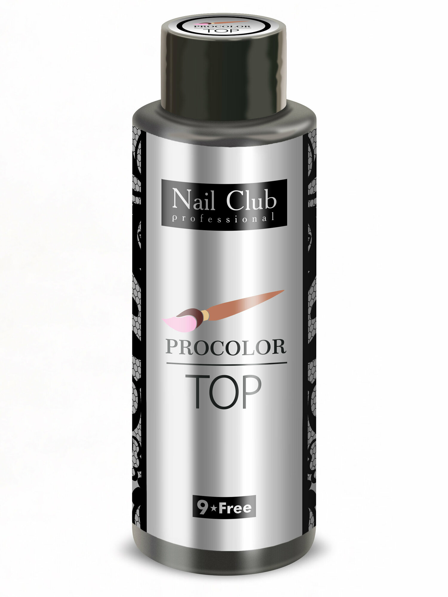 Nail Club professional Топ-гель для ногтей без липкого слоя TOP PROCOLOR, 100 мл.