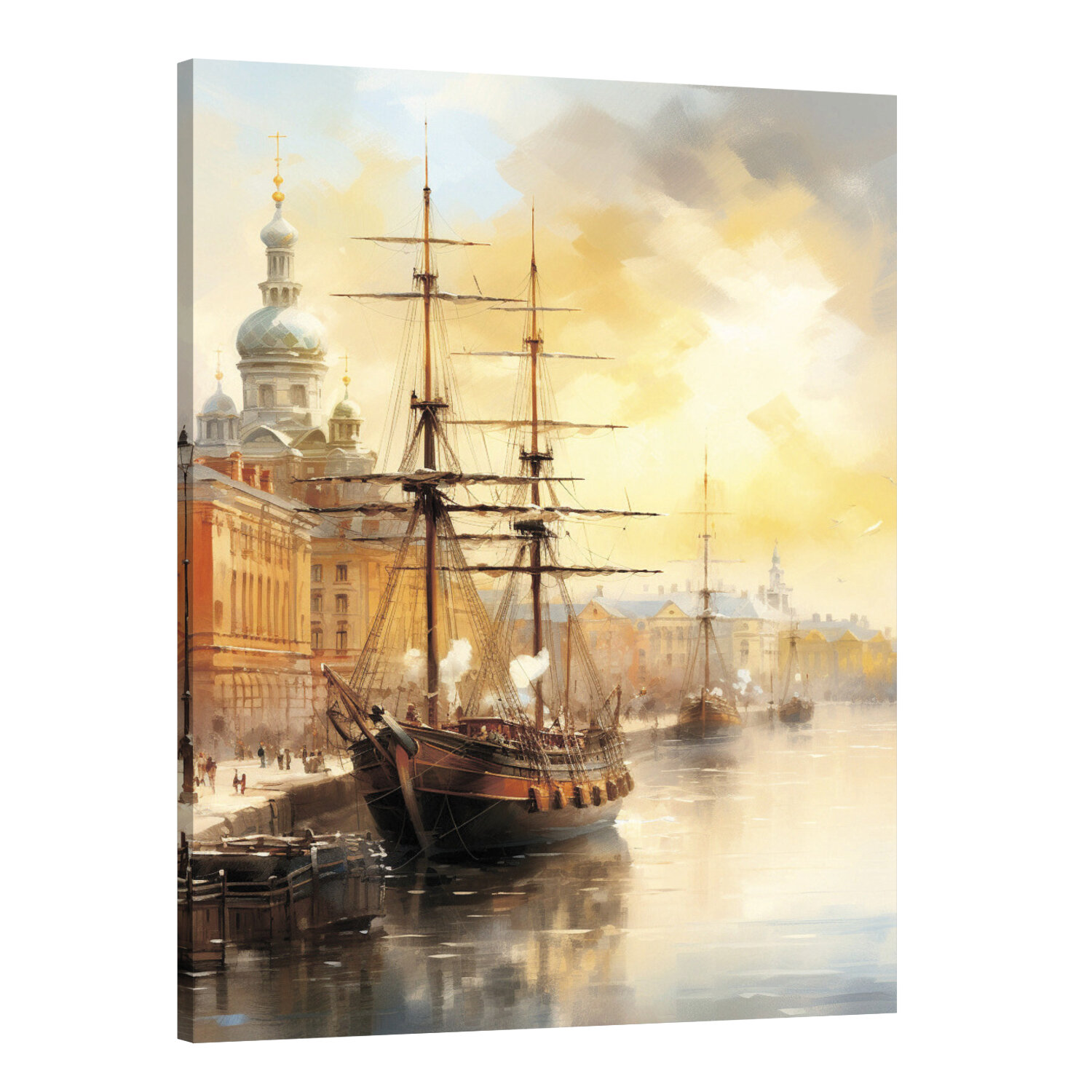 Интерьерная картина 50х70 "Питерский акварель"