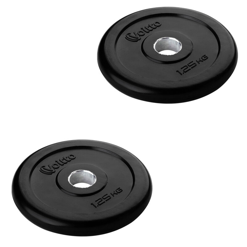 Набор дисков обрезиненных Voitto V-307 1,25 кг (2 шт), d 31