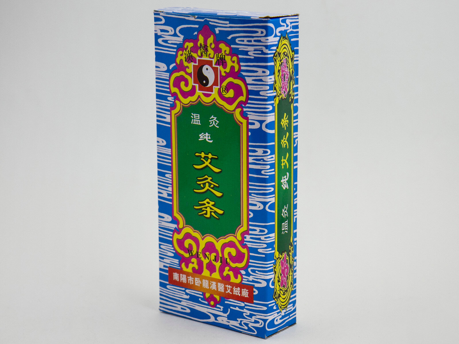 Моксы палочки полынные дымные с мятой для прогревания акупунктурных точек Wennjiu, 18 мм х 200 мм, 10 штук