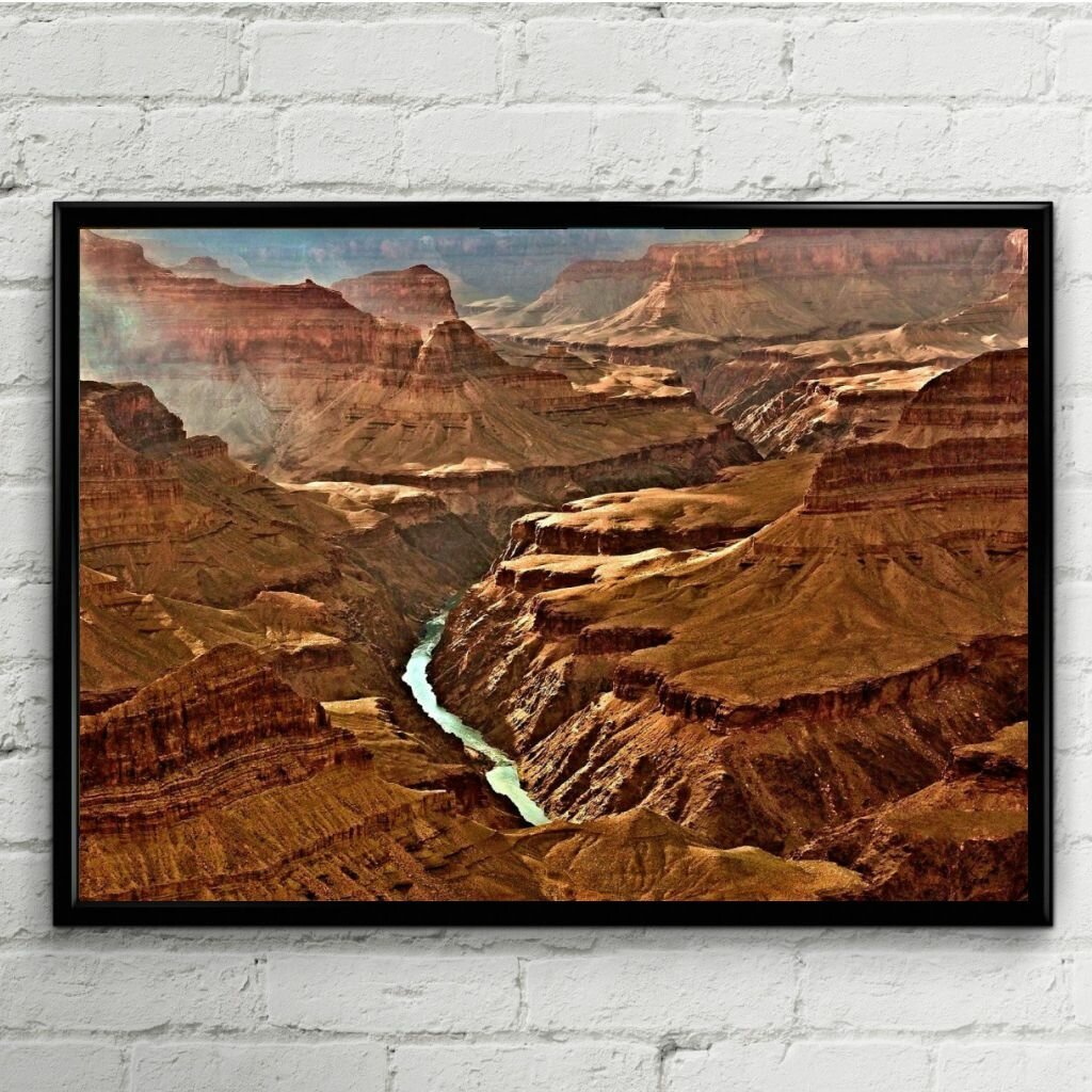 Плакат "Горы, только горы и высота 14" Cool Eshe из коллекции "Природа", плакат А3