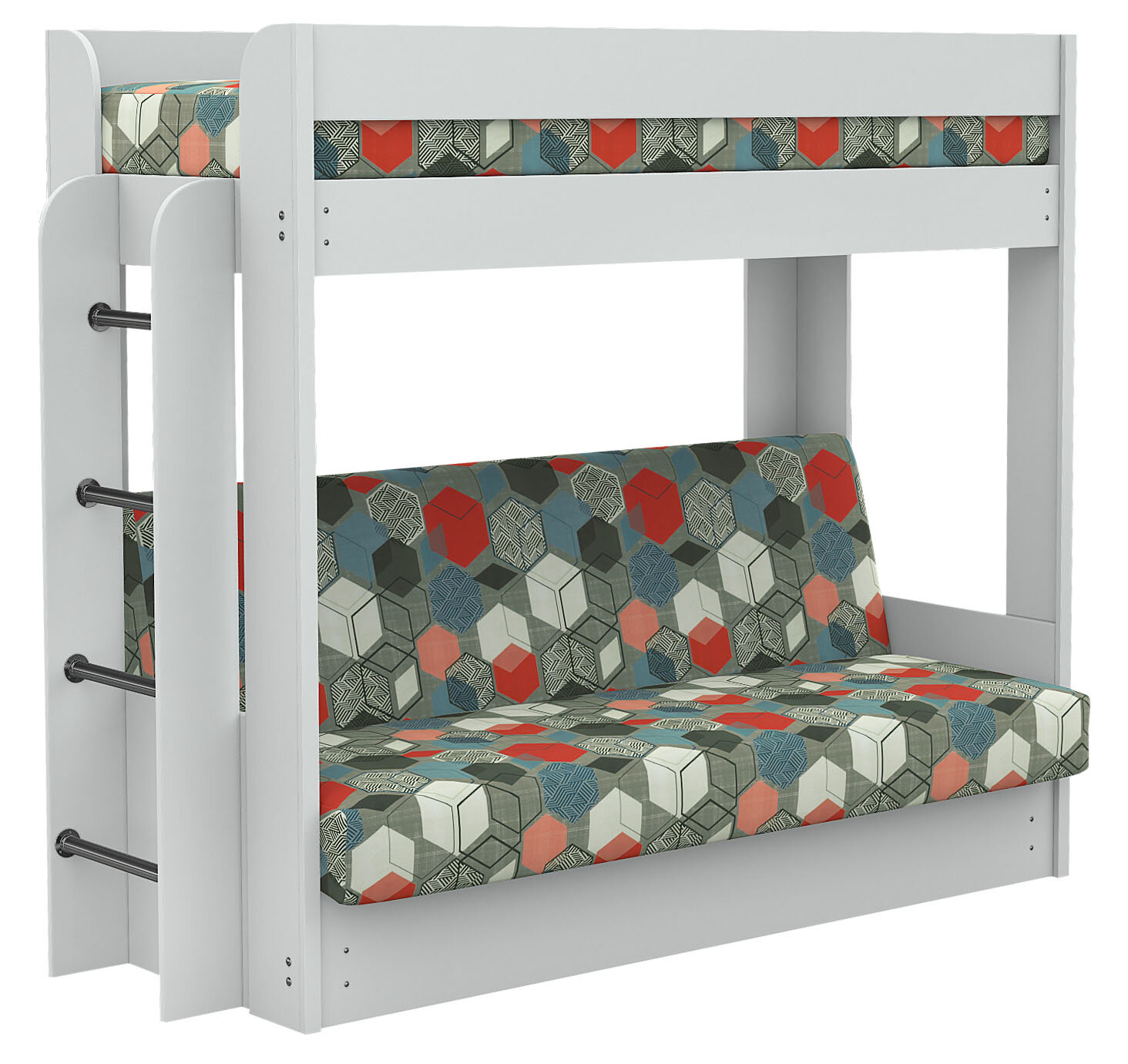 Диван кровать двухъярусная Левада с матрасом, 2090х86х1730мм.