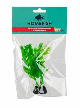 Homefish Буксус вертикальный растение для аквариума пластиковое с грузом, 10 см