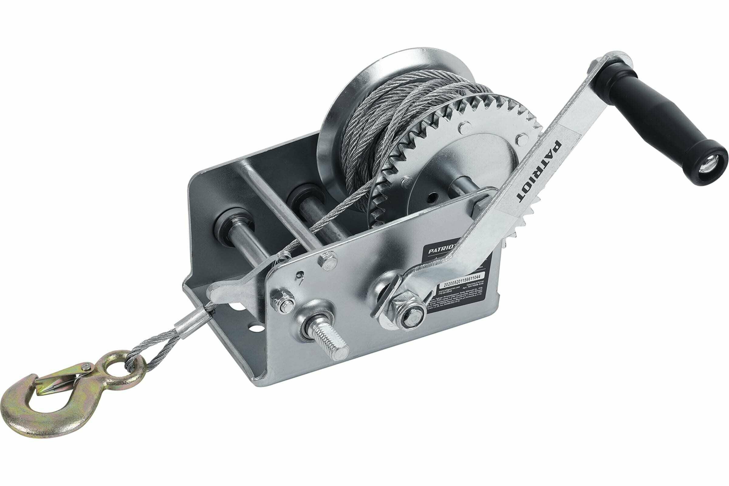 Ручная барабанная лебедка PATRIOT WH 1100B 770000040
