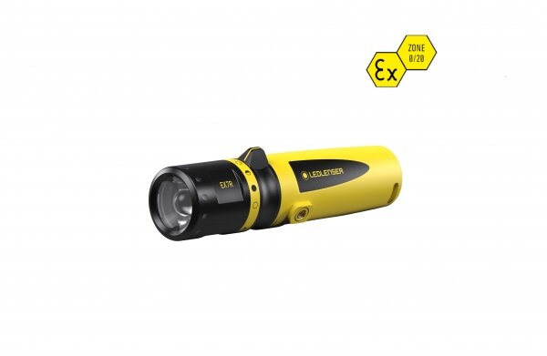Фонарь Led Lenser EX7R, взрывобезопасный, жёлтый