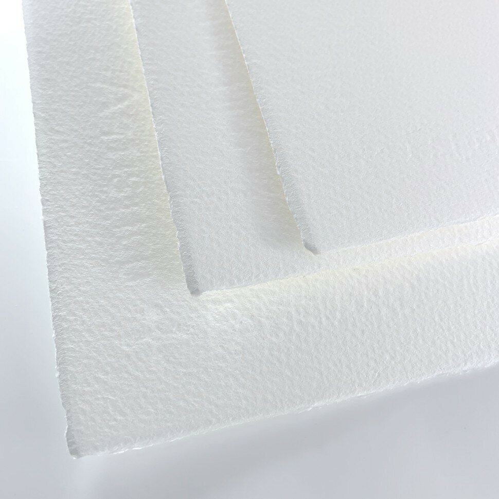 Акварельная бумага 56х76 см, 300 гр/м2, 100% хлопок, Фин Fabriano, Extra White, 3 листа, артикул 19010079