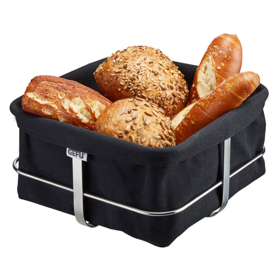 Корзинка для хлеба квадратная Gefu Бранч 22 см, хлопок, премиум качество