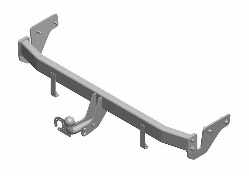 Фаркоп AvtoS для KIA RIO (2011) с универсальной электрикой и сертификатом в комплекте, арт.(KI 22+electr)