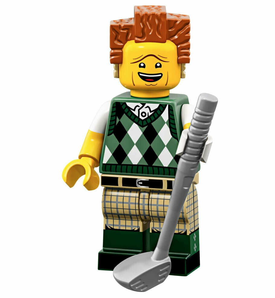 Конструктор LEGO Minifigures 71023-12 Президент Бизнес с клюшкой для гольфа, 2019 год