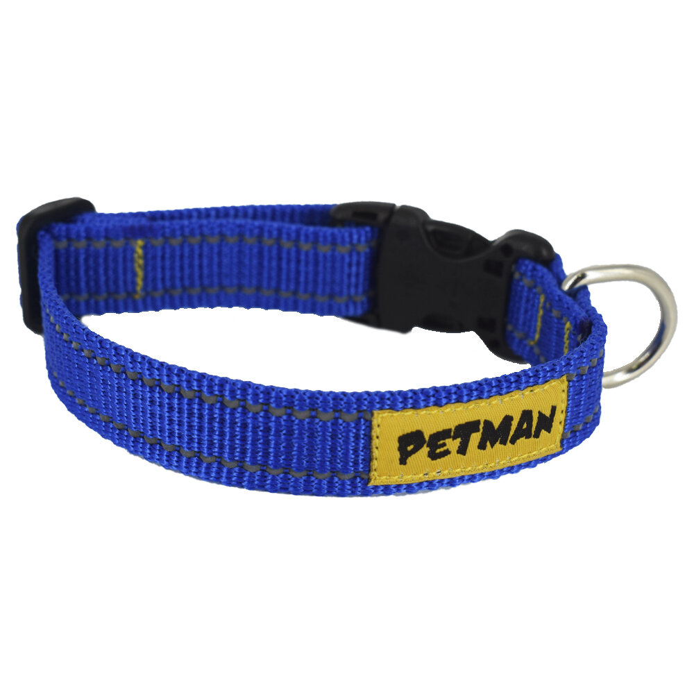 Ошейник регулируемый светоотражающий 20 мм, 27-43см