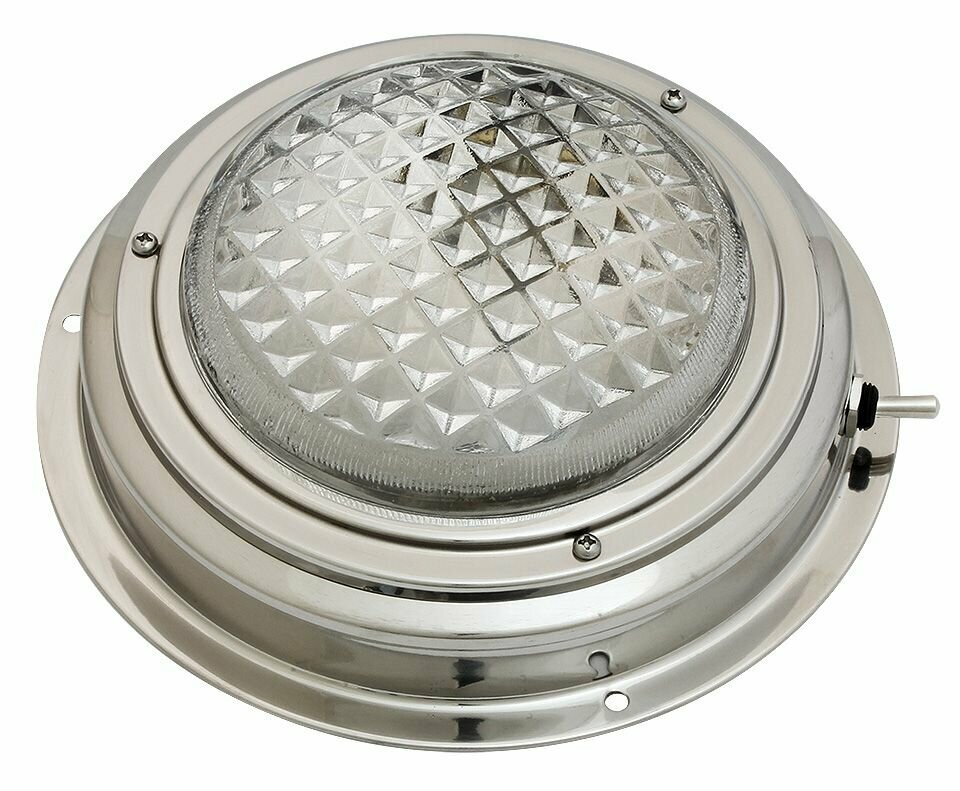Накладной плафон освещения для судна в корпусе из нержавеющей стали, 5 дюймов (10006046)