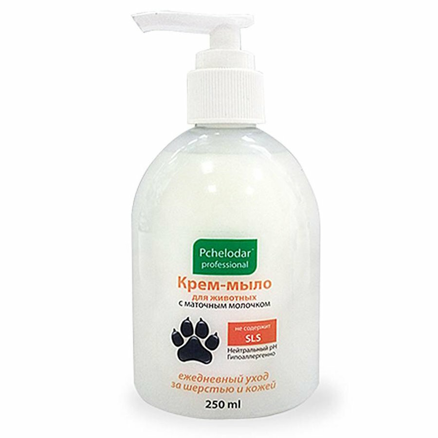 Пчелодар Крем-мыло с маточным молочком для лап животных флакон, 250 мл