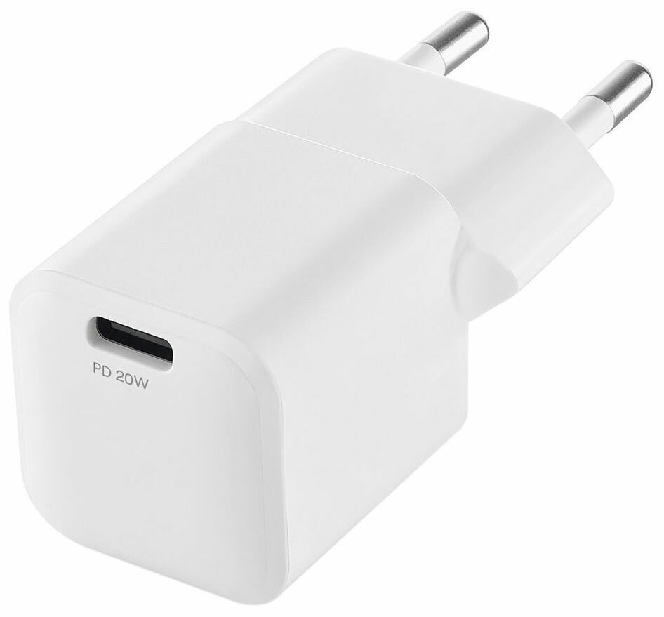 Сетевое з/у uBear Pulse, GaN, 20 Вт, белый (WC09WHPD20-C)