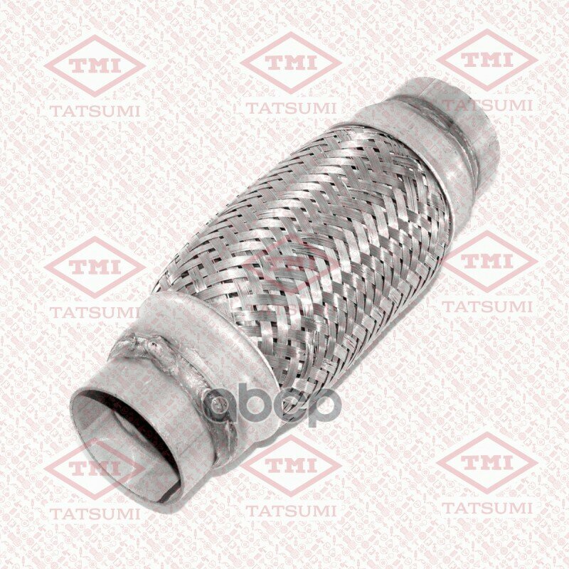 Труба гофрированная с внутренним плетением (с патрубками) 49X160-200 TATSUMI арт. TKA2005