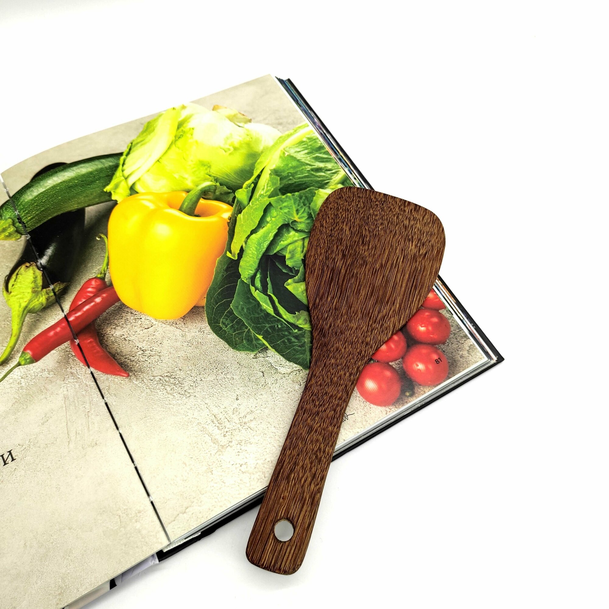 Деревянная лопатка для кухни 22*7,5, деревянная ложка для кухни