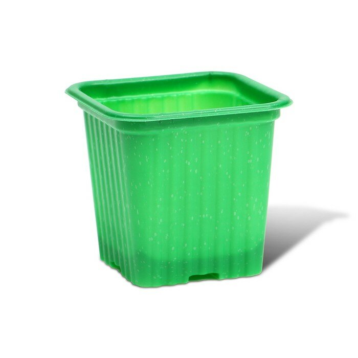 Горшок для рассады, 210 мл, d=7 см, h=6.5 см, зелёный, в наборе 10 шт, Greengo