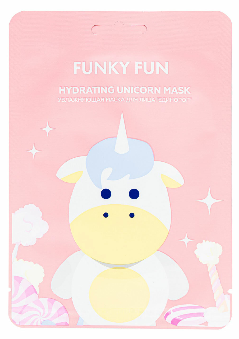 Маска для лица Funky Fun Единорог увлажняющая, 28 г
