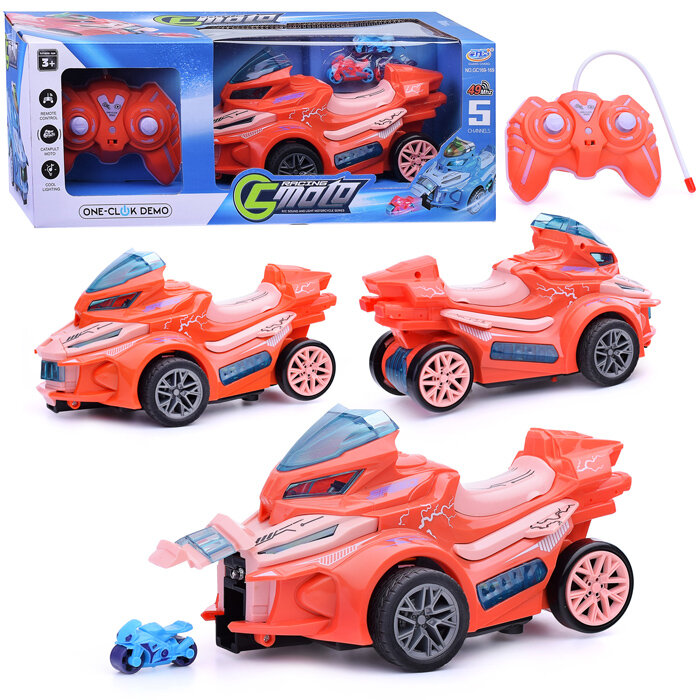 Мотоцикл-катапульта GC169-167 на р/у, в коробке