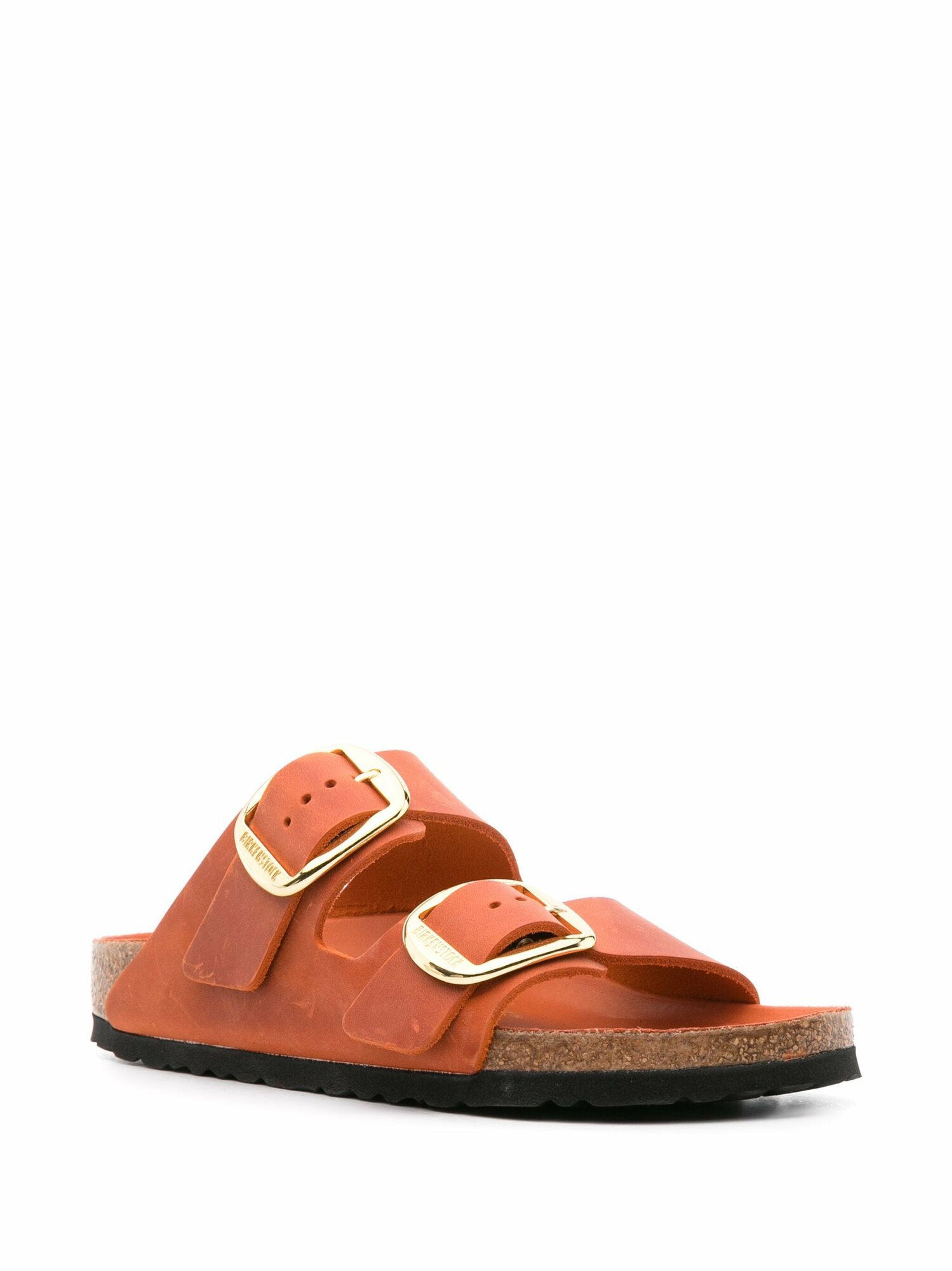 Шлёпанцы Birkenstock Arizona, размер 40 EU, зеленый/оранжевый — фото 1