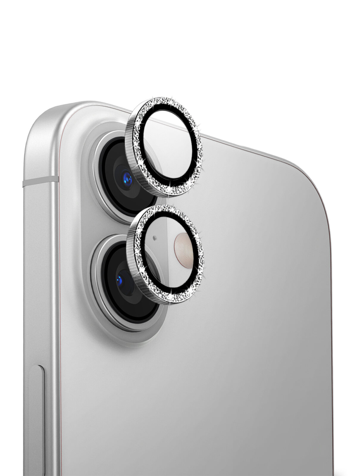 Uniq стекло для iPhone 16/16 Plus OPTIX Camera Lens AluGuard White Shimmer