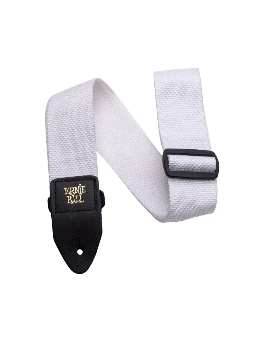 ERNIE BALL 4036 гитарный ремень полипропилен/белый