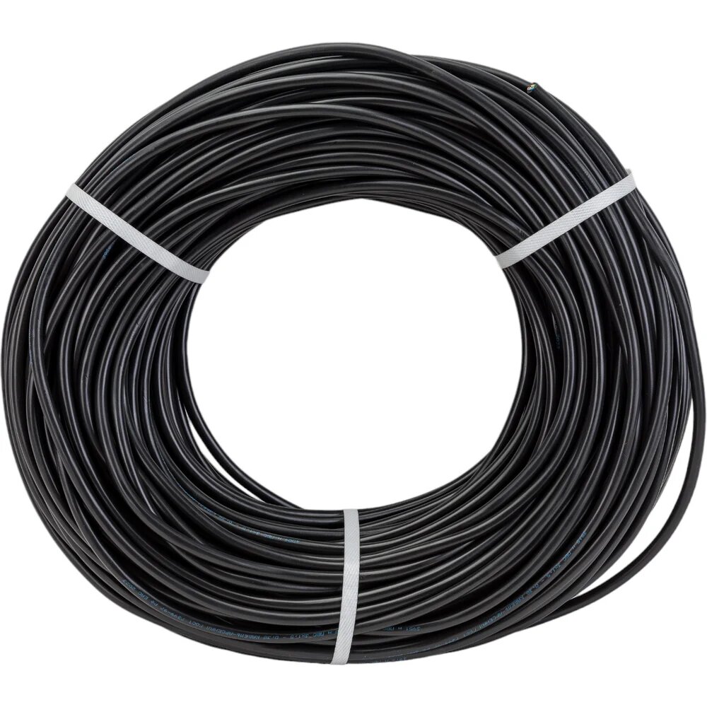 Провод Кабель-Арсенал ПВС 3x1,5 ГОСТ черный 100 м KARS-54555