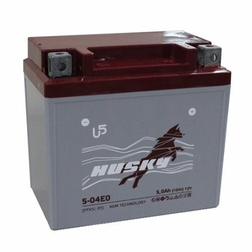 Аккумулятор 12V - 5 А/ч "HUSKY AGM" 5-04E0 (1205 YTX5L-BS, YTZ7S, YT5L-BS)