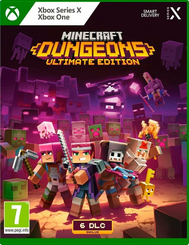 Игра Minecraft Dungeons. Ultimate Edition (русские субтитры) для Xbox One/Series